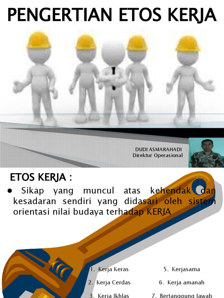 Pengertian Etos Kerja | PDF