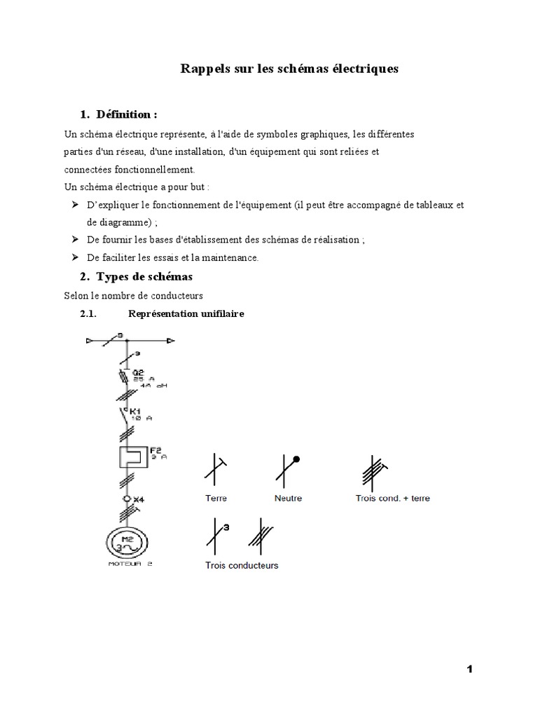 1 Rappels Schémas Cours | Download Free PDF | Électrotechnique | Grandeur physique