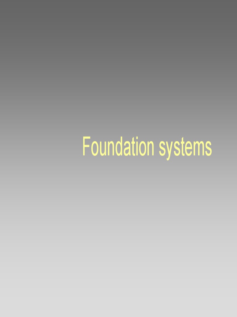 Construction Technology Series Foundation | PDF | Deep Foundation ...