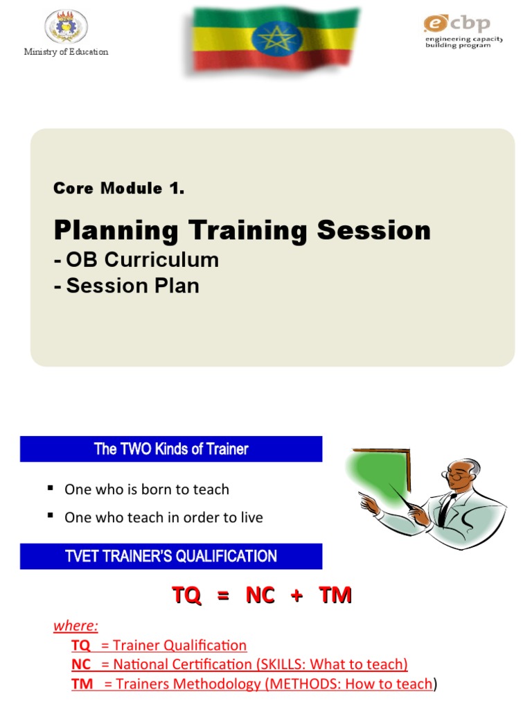 Planning Training Session: - OB Curriculum - Session Plan | Download ...