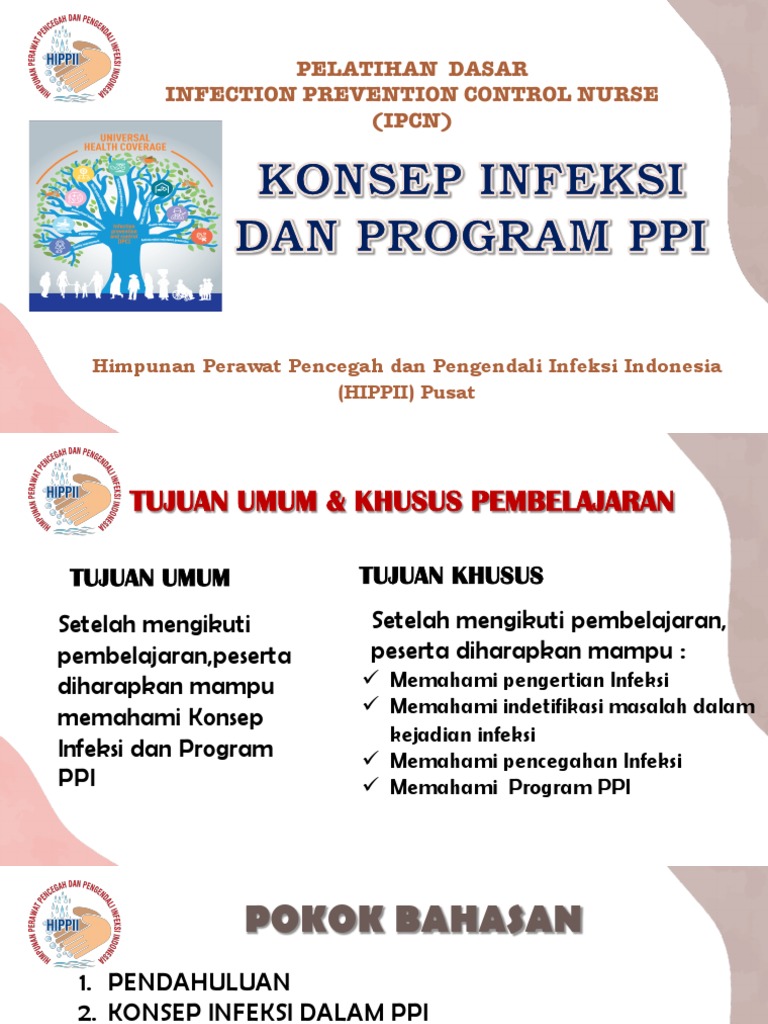 Konsep Infeksi Dan Program Ppi - Hippii Rev2021 | PDF | Kesehatan Holistik
