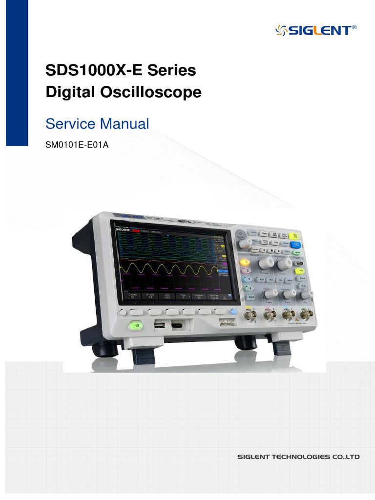 SDS1000X-E Service Manual | PDF | Analog To Digital Converter | Calibration