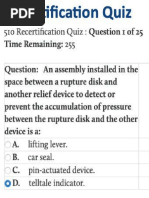API 570 Recertification Quiz 2022 | PDF | Pipe (Fluid Conveyance) | Welding