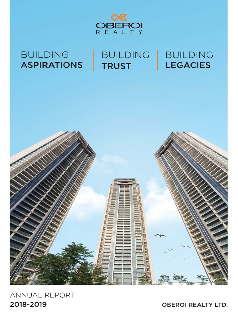 Oberoi Realty Annual Report 2018-19 | PDF | Internal Control | Audit