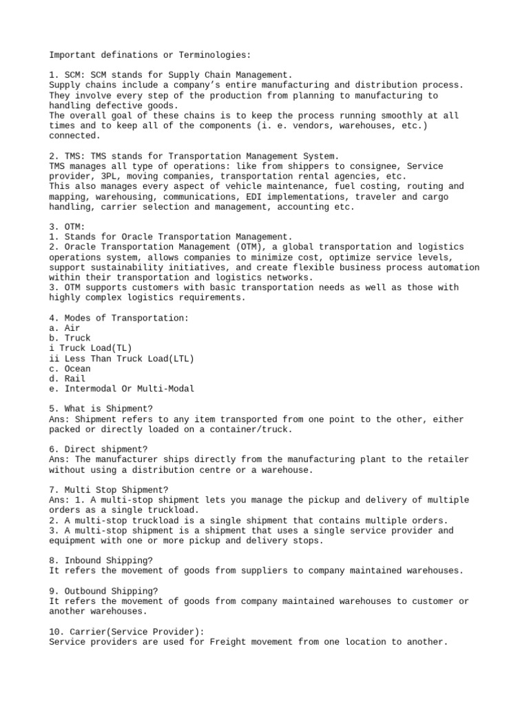 Multi-Stop Shipment (Functional) | PDF | Cargo | Transport