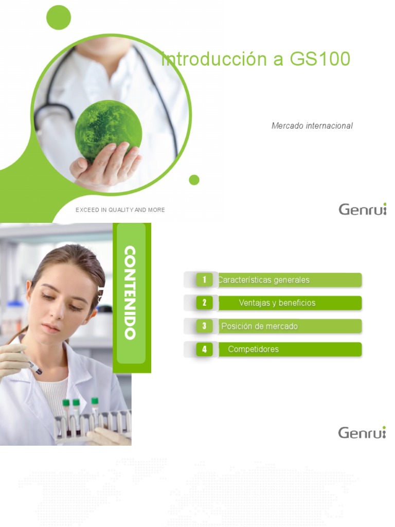 Presentacion de GS100 | PDF | Laboratorios | Software