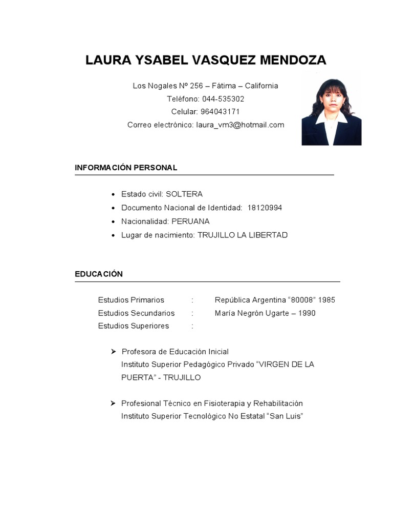Curriculum Laura 2021 | PDF | Educación primaria | Educación de la ...