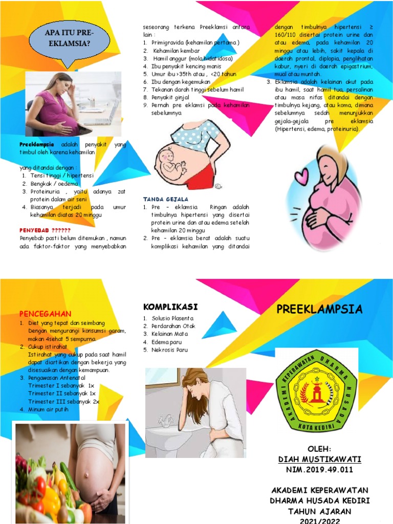 Leaflet Pre-Eklamsia | PDF
