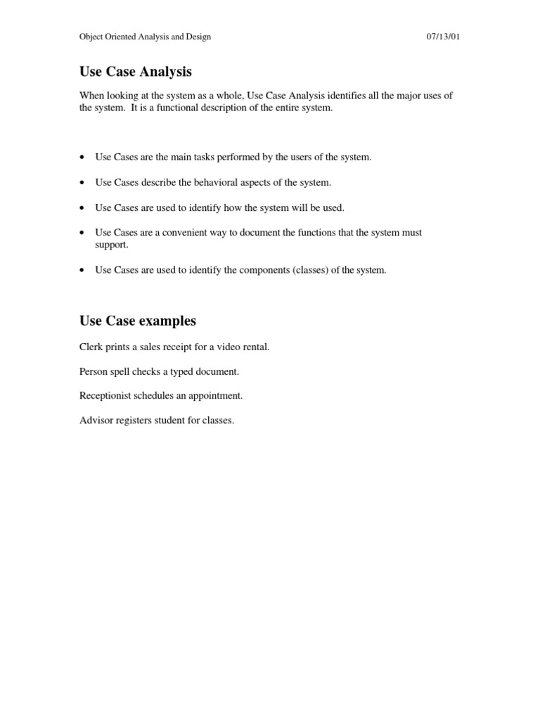Use Cases | PDF | Business | Computers