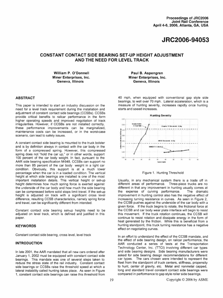 Constant: Contact Side Bearing Set-Up Height Adjustment and The Need ...