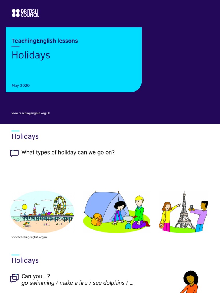 Teaching Kids Holidays Online | PDF