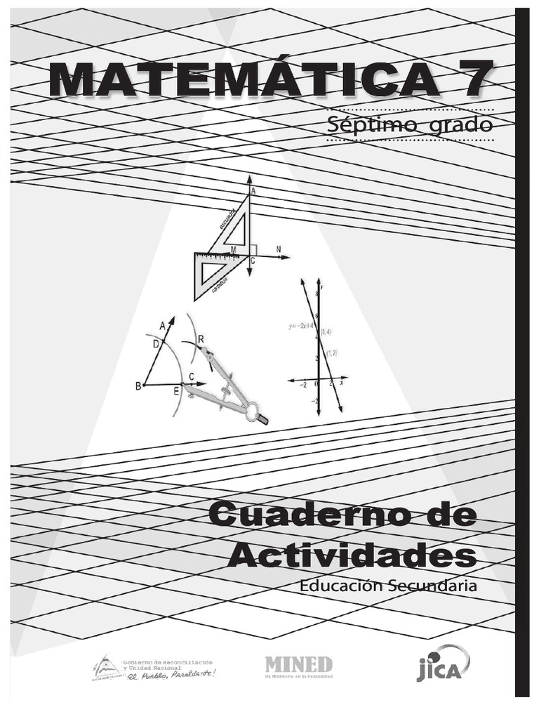 Cuaderno de Actividades Nicamate Séptimo Grado | PDF | Números | Ecuaciones