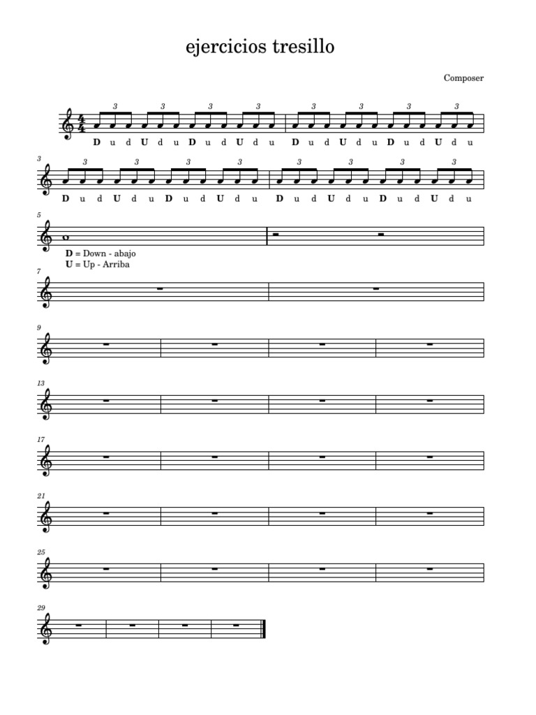 Ejercicio Tresillo 1 | PDF