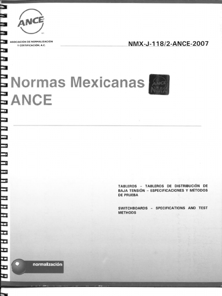 NMX J 1187 2 Ance 2007 | PDF