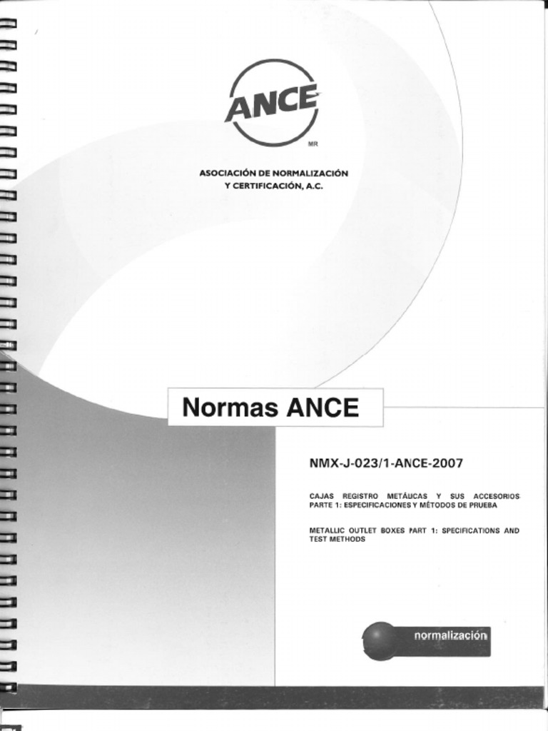 NMX J 023 1 Ance 2007 | PDF