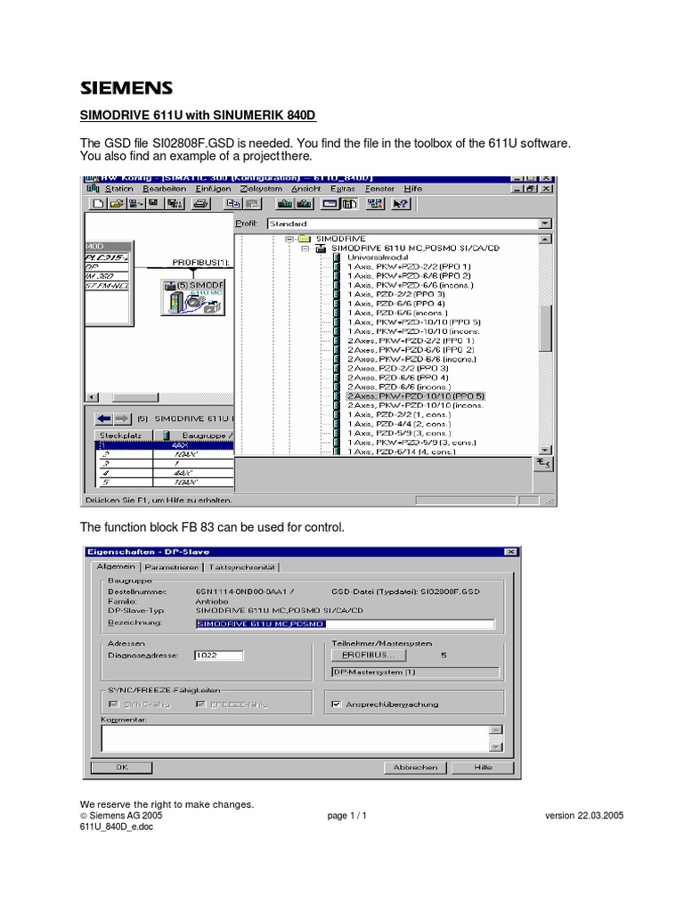 The GSD File SI02808F.GSD Is Needed. You Find The File in The Toolbox ...