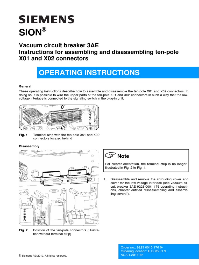 Operating Instructions: General | PDF | Components | Equipment
