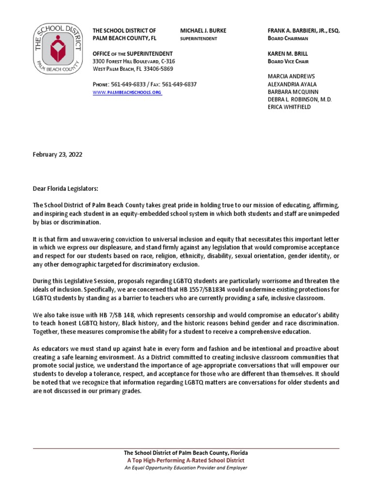 LGBTQ Support Letter | PDF | Rights | Human Rights