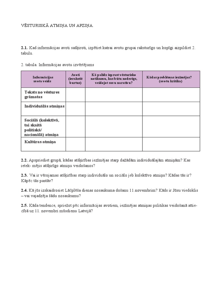 Uzd 2 Vesturiska Atmina | PDF