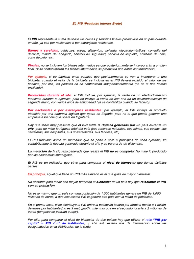 Calculo PIB Nominal y Real | PDF | Producto Interno Bruto | Inversiones