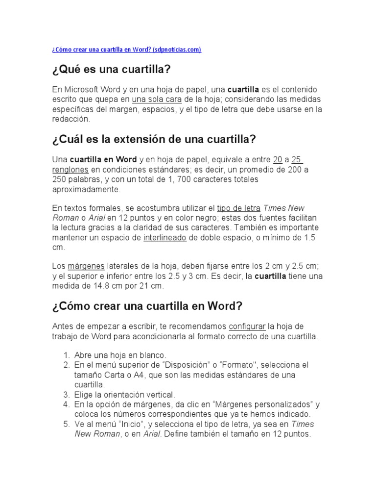 Que Es Una Cuartilla | PDF