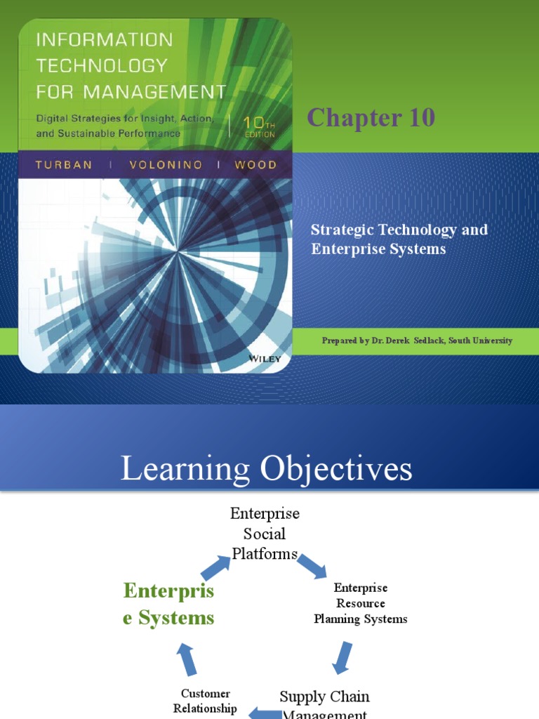 Chapter 10 Strategic Technology and Enterprise System | PDF ...