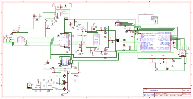 Schematic - USDX MICRO v2.6 | PDF