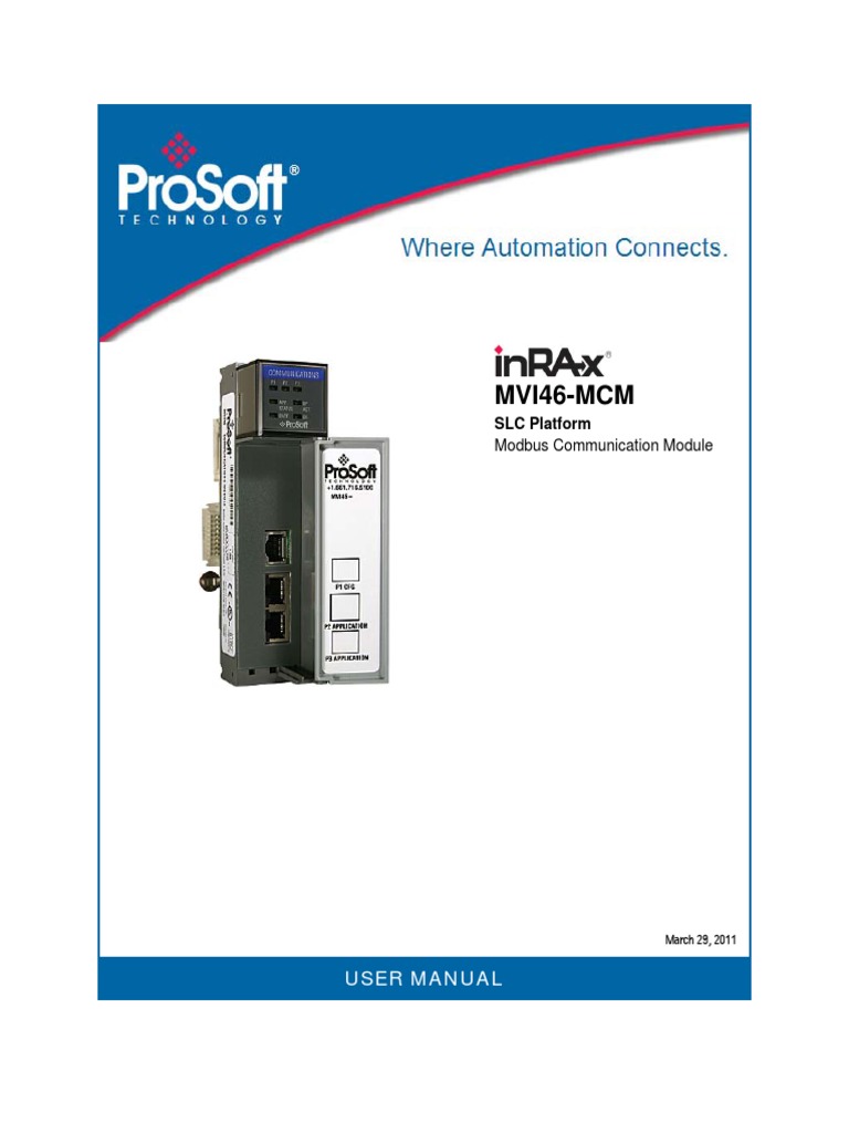 Manual Mvi46 MCM | PDF | Computer Network | Microsoft Windows