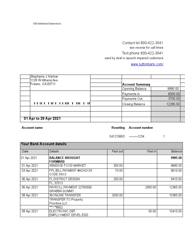 01 Apr To 29 Apr 2021: Contact Tel 800-422-3641 Text Phone 800-422-3641 ...