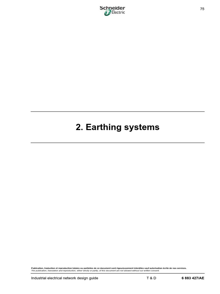 Earthing Systems Notes | PDF | Electricity | Electromagnetism