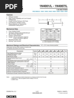 1N4001 Diode Datasheet | PDF