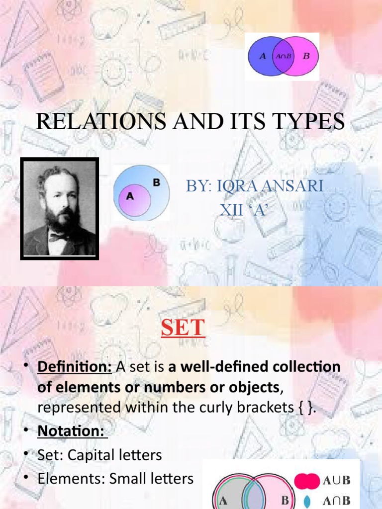 Relations and Its Types | PDF | Mathematical Logic | Mathematical Concepts