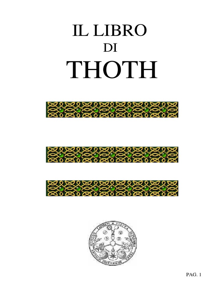 Il Libro Di Thoth | PDF