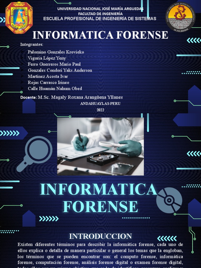 Informática Forense | PDF | Hardware de la computadora | Archivo de computadora