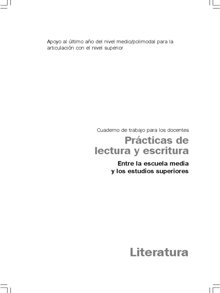 Prácticas de Lectura y Escritura Docente | PDF | Lectura (proceso ...
