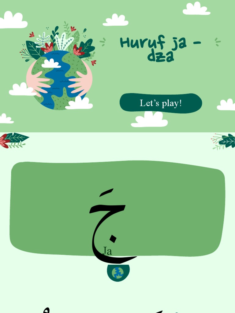 Huruf Ja - Dza: Let's Play! | PDF