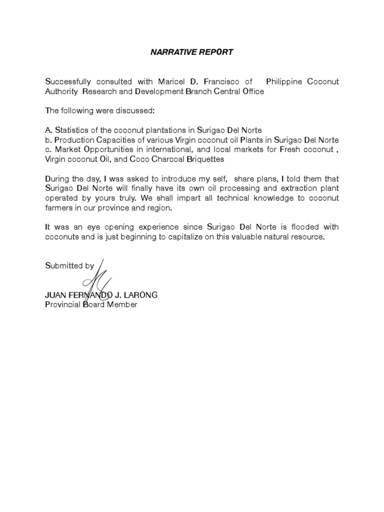 Narrative Report 2021 Travel | PDF