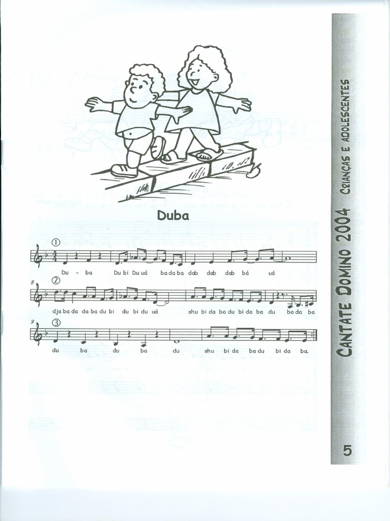 Duba Partitura Cantate Domino | PDF