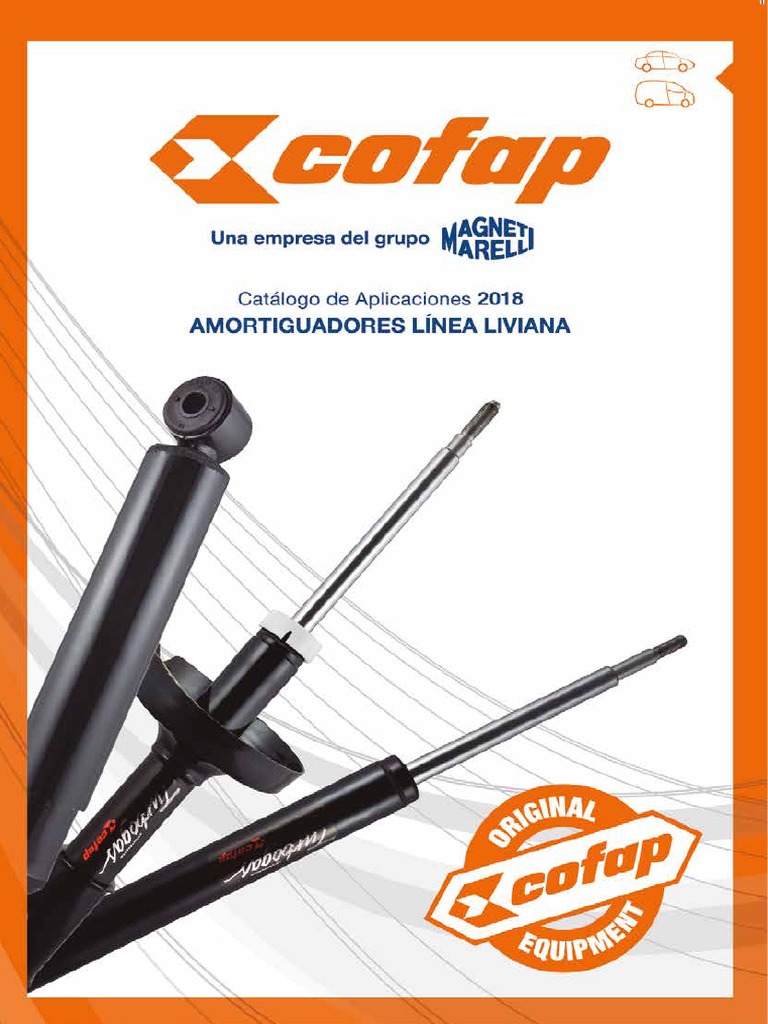 COFAP - Amortiguadores Linea Liviana - Catalogo | PDF | Direccion ...