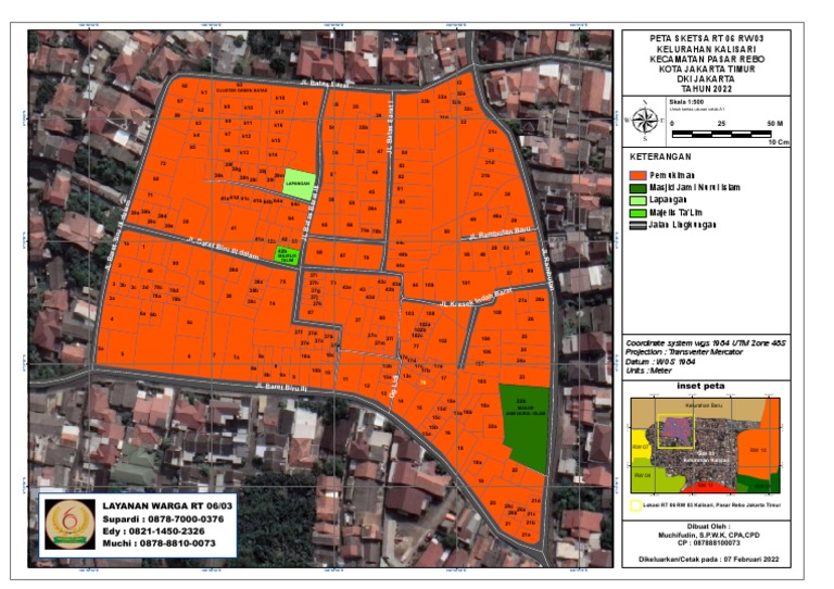 Peta Kalisari, Pasar Rebo 2022 | PDF
