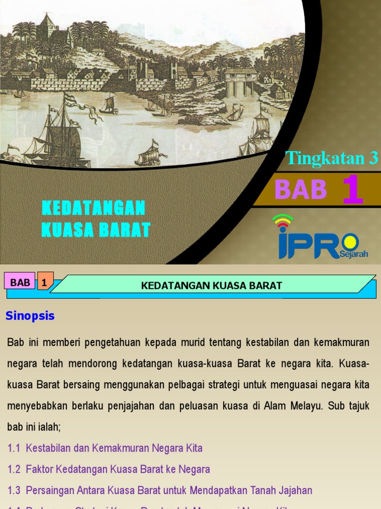 Sejarah Bab 1 T3 | PDF