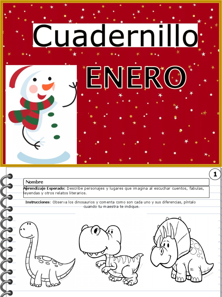 Cuadernillo Enero | PDF | Aprendizaje