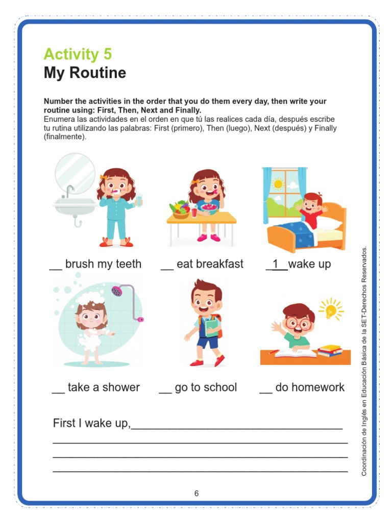 My Daily Routine | PDF