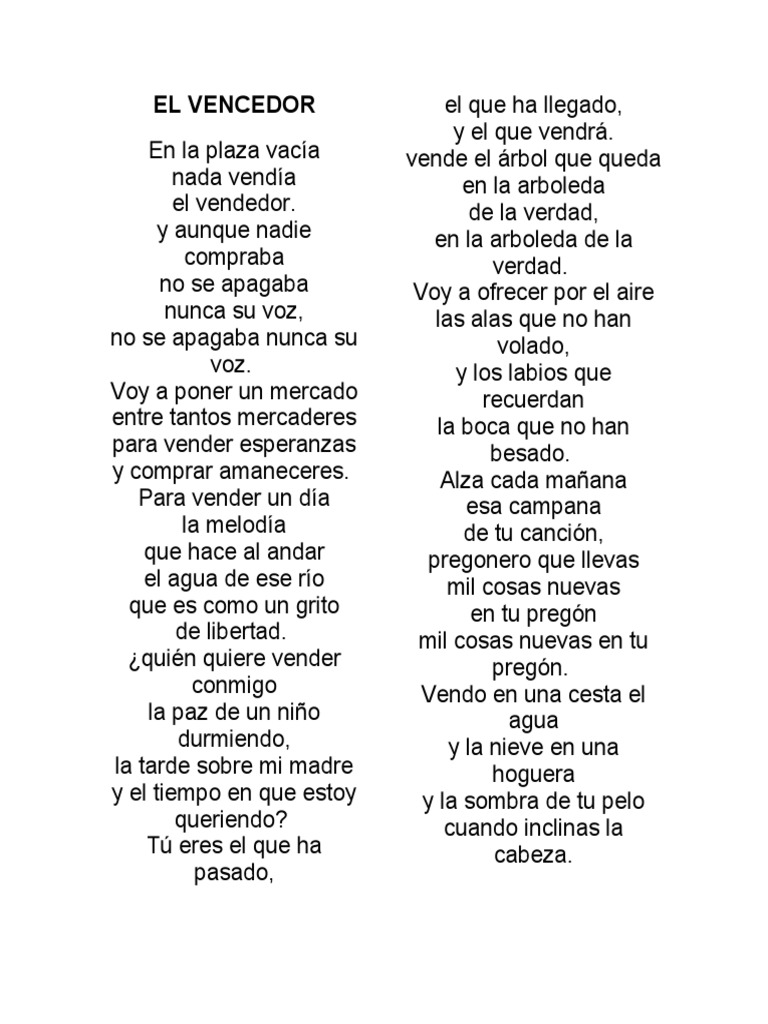 El Vencedor | PDF
