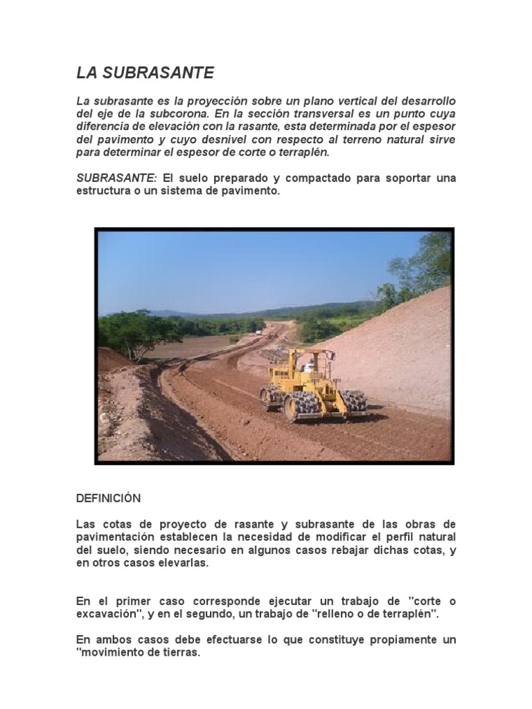 La Subrasante | PDF | Naturaleza