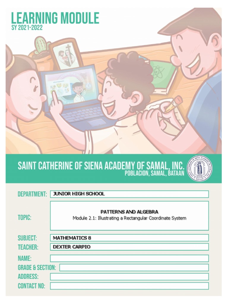 MODULE 2.1 - Rectangular Coordinate System | PDF | Cartesian Coordinate ...