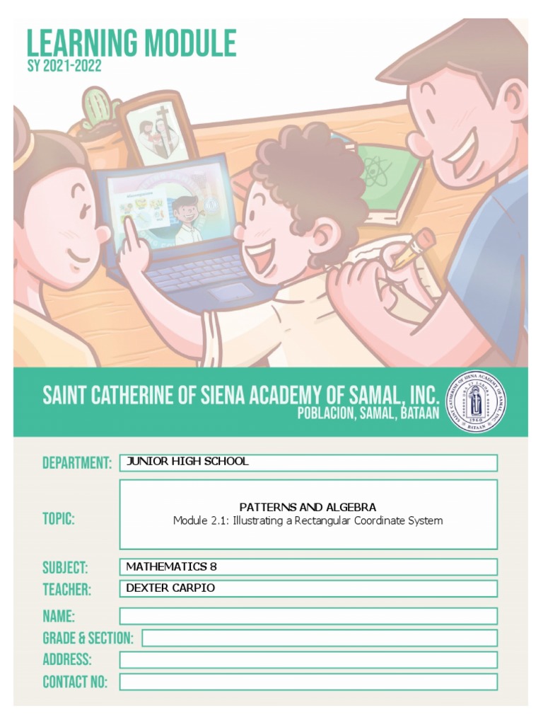 MODULE 2.1 - Rectangular Coordinate System | PDF | Cartesian Coordinate ...