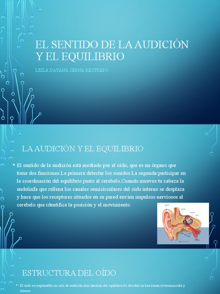 Sentido de La Audicion | PDF
