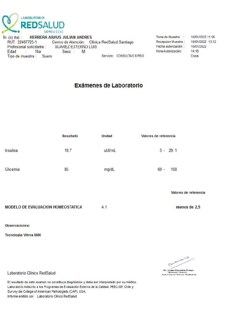 Test de Homa | PDF
