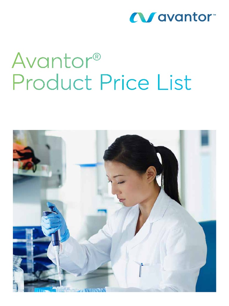 Avantor Product Price List | PDF | High Performance Liquid Chromatography | Chromatography